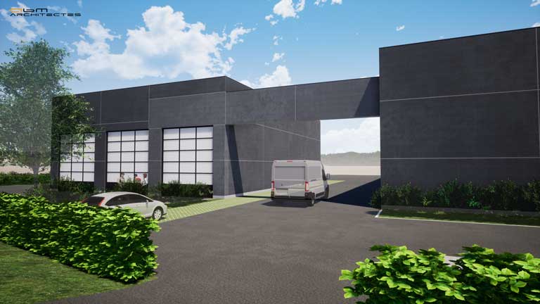 Nouveau bâtiment - Garage MVM